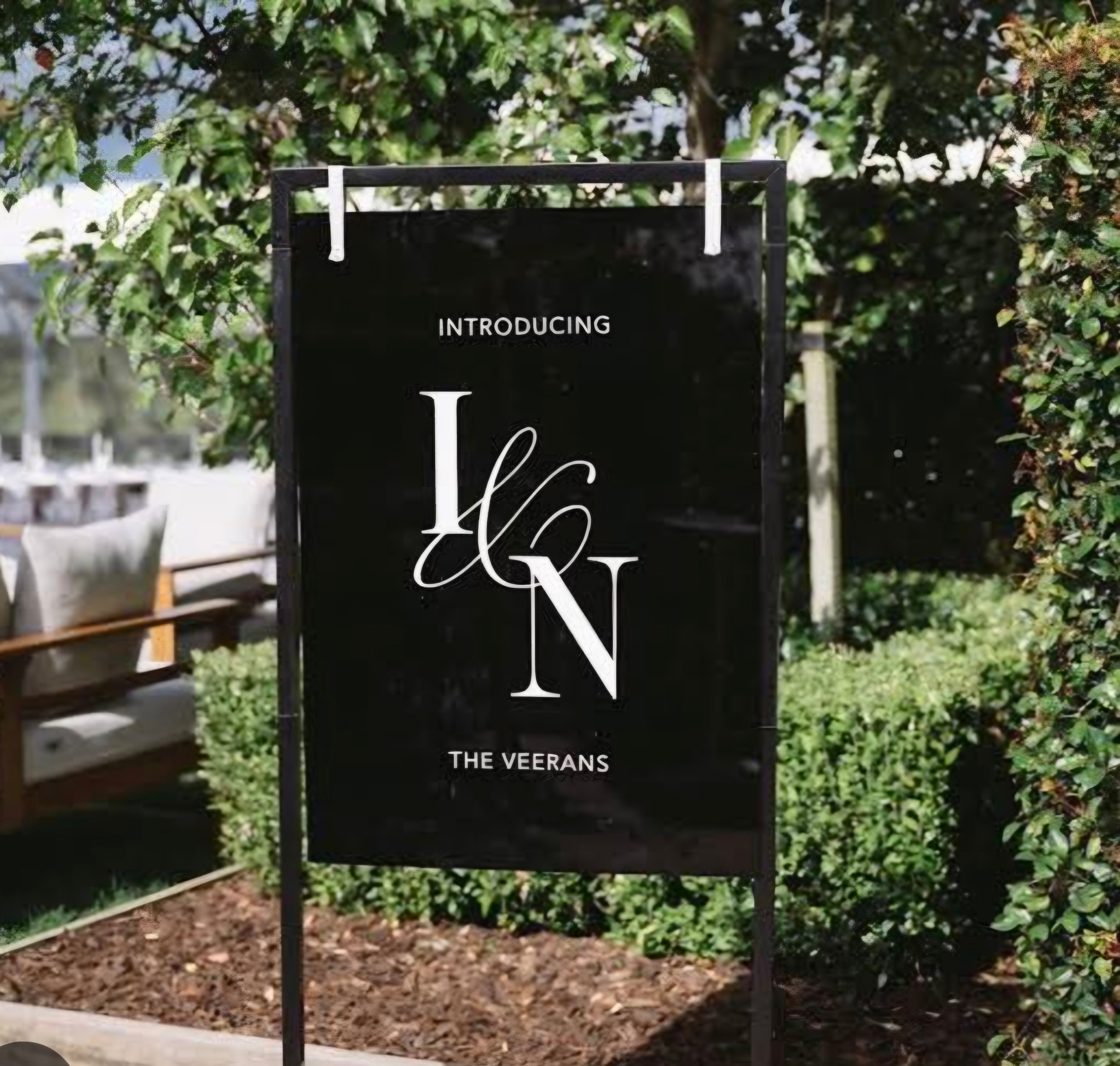 Signage & Plinths – Design By Ange Party Hire and Event Styling