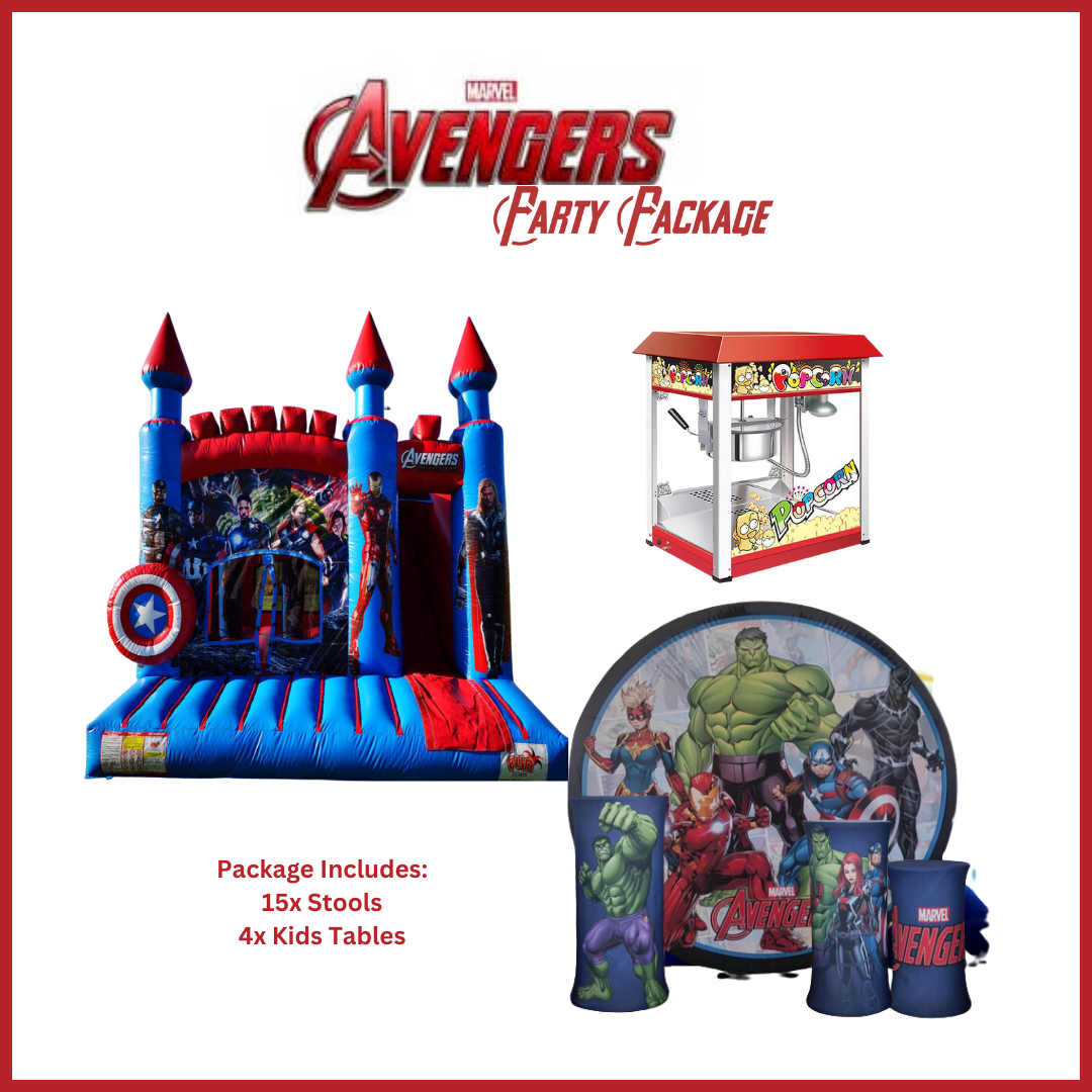 Superhero party package – Design By Ange Party Hire and Event Styling