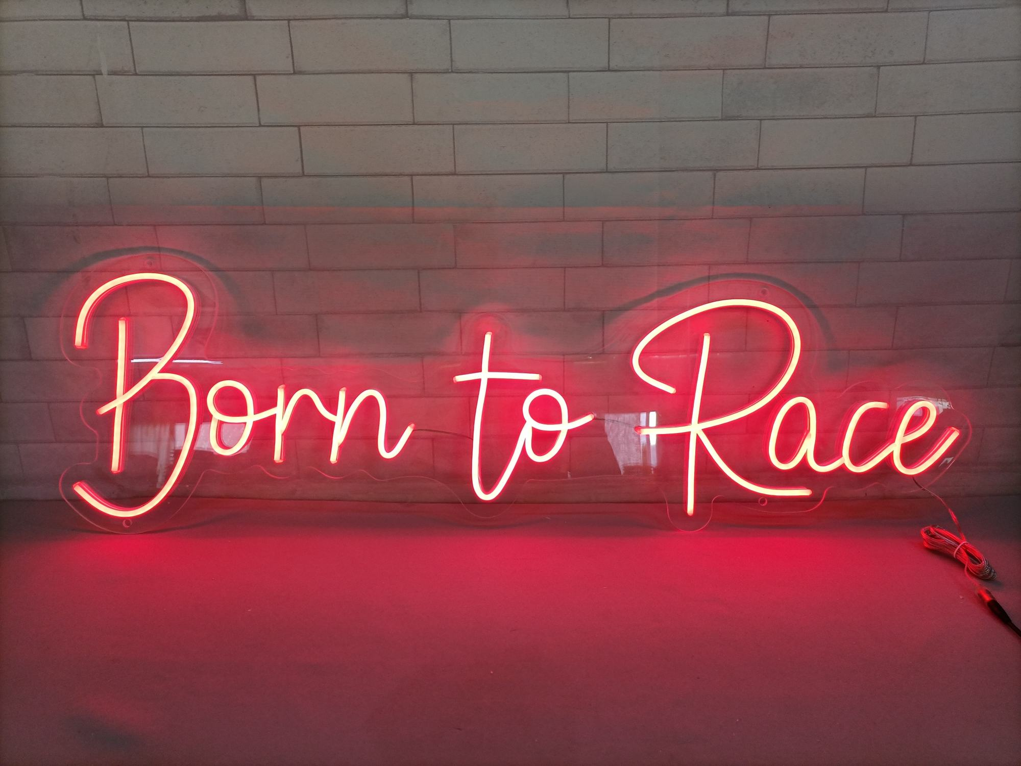 Born To Race Neon Light – Design By Ange Party Hire and Event Styling