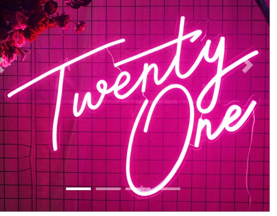 Twenty one pink neon – Design By Ange Party Hire and Event Styling